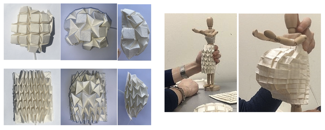 Shape-Changing Fabric for Fashion Design – Creative Interactions Lab